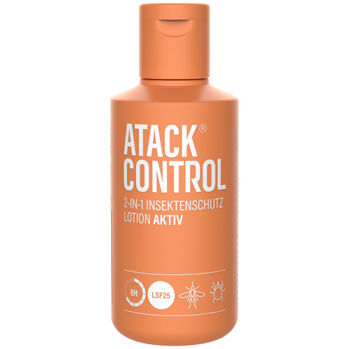 Geschützt im Sommer: ATACK Control® Insektenschutz Lotion AKTIV + LSF ...