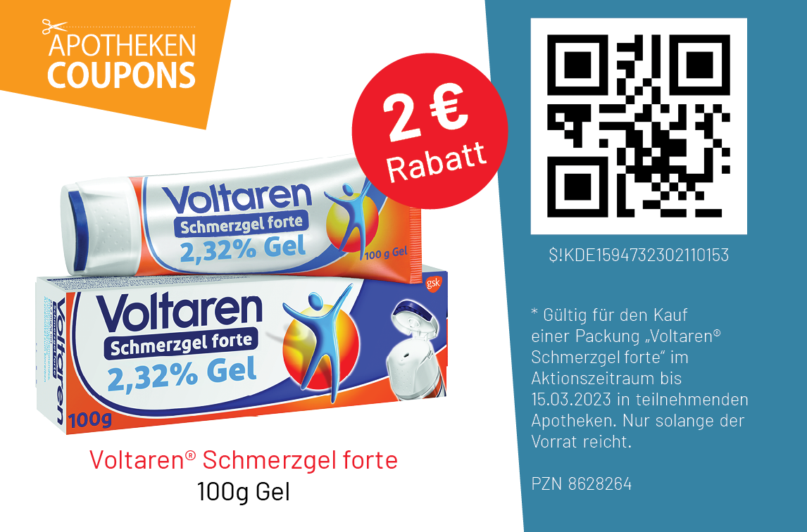 GSK pusht Verkauf von Voltaren Schmerzgel forte in lokalen Apotheken ...
